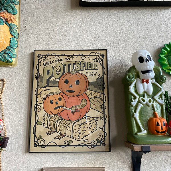 Over the Garden Wall Pottsfield Poster - Wall Art Print by Mark T ...