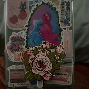 Blue Bookish Holographic Sticker Bundle Bookish Kindle Stickers Book ...