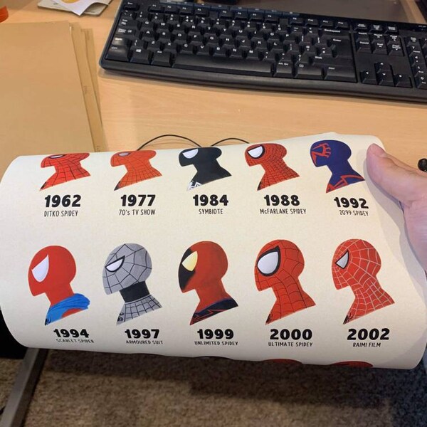 MARVEL ABC Alphabet Illustrated Poster Gift Wall Art - Etsy