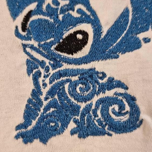 Stitch Embroidery Design: Cartoon Animation File (digital Download) - Etsy