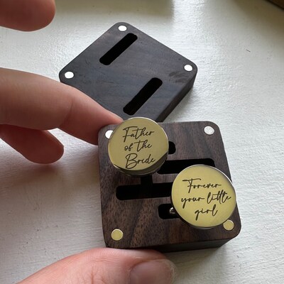 Father of the Bride Gif, Personalized Wedding Cufflinks, Father of ...