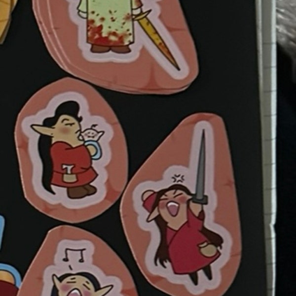 Chibi Feanorians • the Silmarillion • Gloss Vinyl Stickers - Etsy