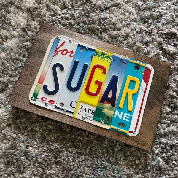 Custom License Plate Signs, Personalized Gift, Custom Gifts, Unique ...