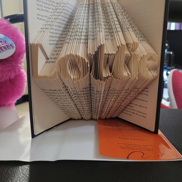 Custom Name - Book Folding Pattern - Various Folds - Easier Than It ...