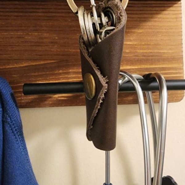 Personalized Leather Keychain Wrap | Key Wrap | Key Fob Customized With ...