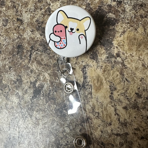 Pill Retractable Badge Holder, Pharmacist Badge Reel, Pharmacy Tech ...