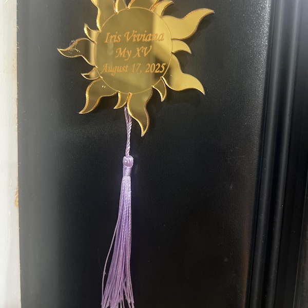 Custom Rapunzel Sun Magnet, Quinceanera Favor - Etsy
