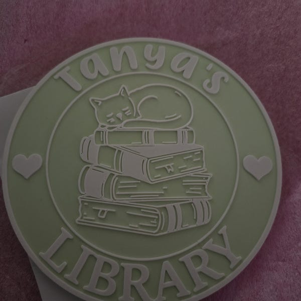 Library Street Sign Bookshelf Sign Personalized Laser Engraved Bookish ...