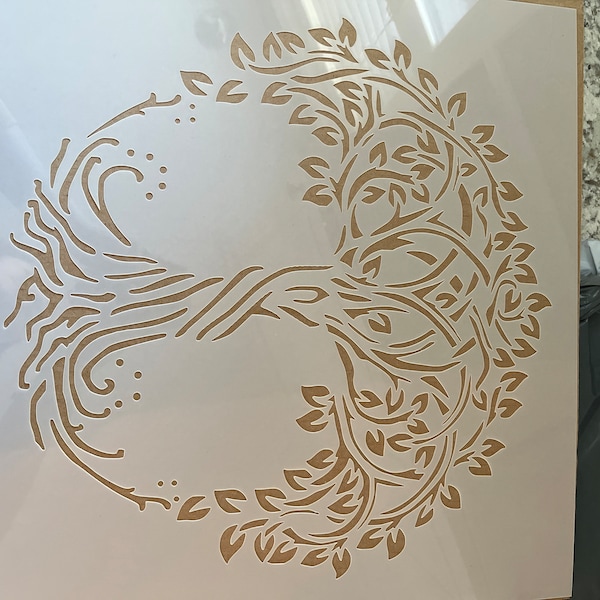 Tree of Life Reusable Stencil (many Sizes) - Etsy