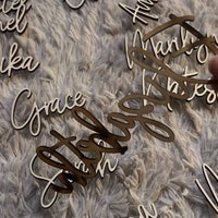 Personalised Wooden Disc Engraving Engrave Your Text on Wood - Etsy UK