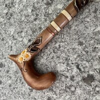 Walking Cane for Ladies Chamomile Flower, Hand-carved Pretty Cane With ...