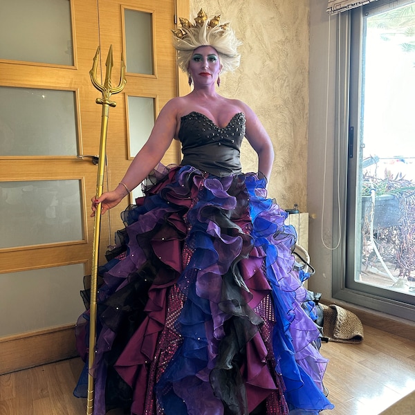 Handmade - Cosplay Ursula Costume, Ursula Costume Plus Size Adults ...
