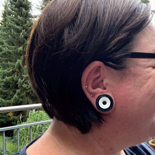 Concave Plugs[matt]-plugs Custom/plugs Smoke/plugs Resin - Etsy