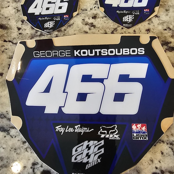 ODI Custom DH MTB Plate Decal / Sticker Kit - Etsy