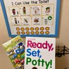 Potty Training Visual Schedule and Reward Chart, Toilet Sequence for ...