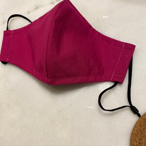 Royal Blue Face Mask With Nose Wire / Adjustable Ear Loops Optional ...