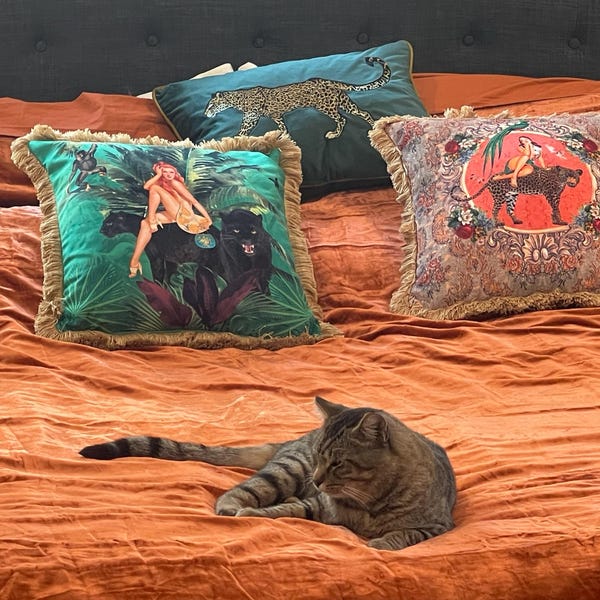 Fringed Lamp Shades, Jungle Lampshade, Leopard Decor, Animal Print ...