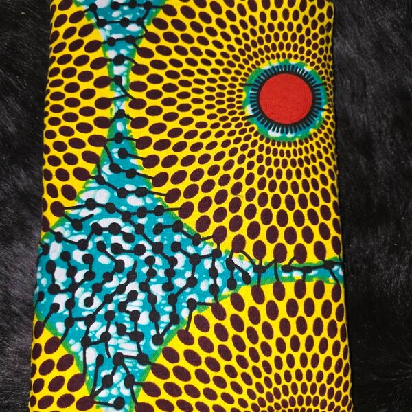 African Fabric Patchwork Quilt- Lap Quilt, Chair Throw Cot, Bed, Buggy ...