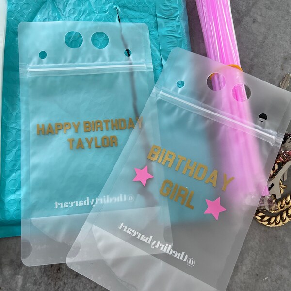 CUSTOM DRINK POUCHES | Party Pouches | Booze Bags | Drink Bags ...