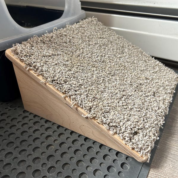 Outdoor Pet Ramp for Dogs or Cats That Goes up Two Steps!. Made From ...