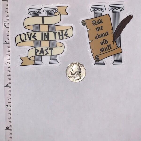History Sticker, Historian Gift, Old Stuff Sticker, Archivist Sticker ...