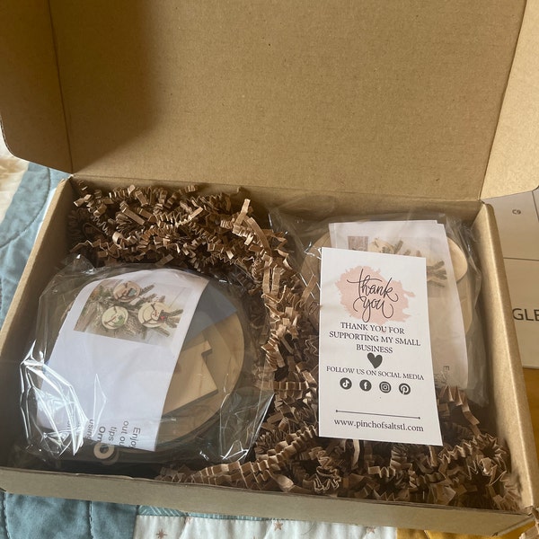 Craft Night DIY Kit | Spring Craft Project | Laser Cut Wood Blanks for ...