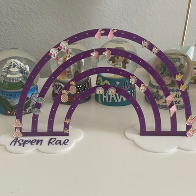 Rainbow Earring Stand Earring Organizer Gift for Girls - Etsy