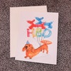 Wiener Balloons Dog Birthday Card Funny - Dachshund Doxie Birthday ...