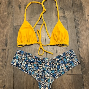 LEAH Bottom / Seamless Bikini Bottom, Brazilian Bikini, Low Cut ...