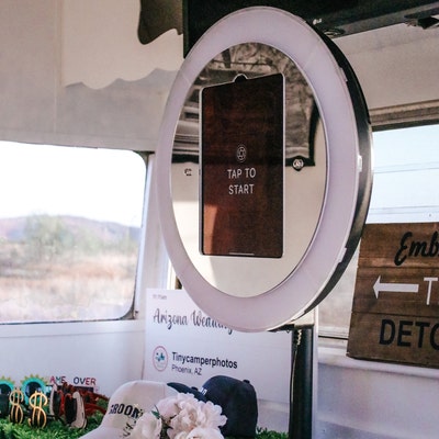 Roaming Photo Booth Shell. Ring Light iPad Photo Booth Shell / ipad ...