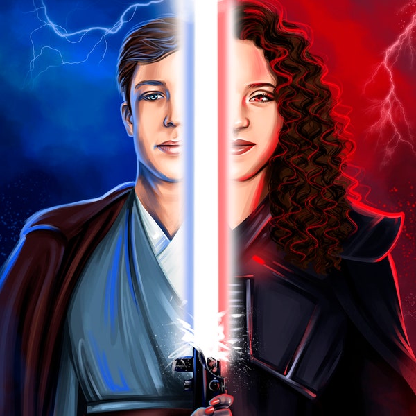 Custom Digital Portrait, Headshot Portrait, Portrait From Photo ...