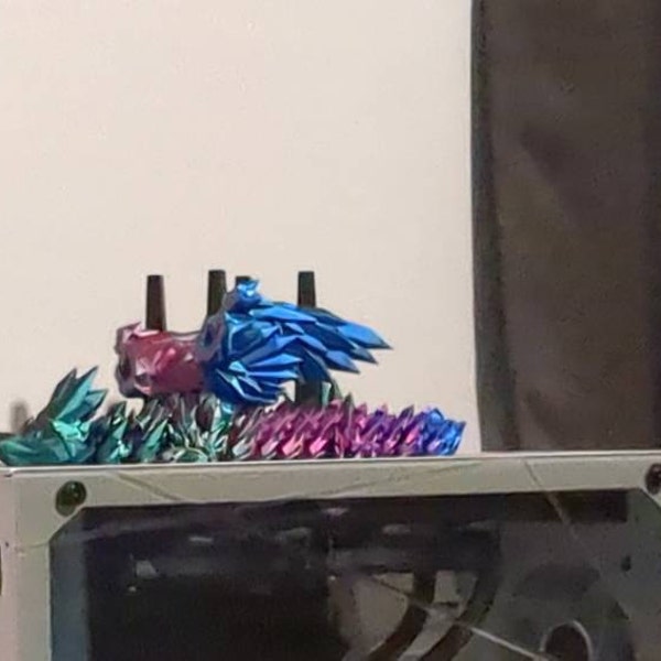 Articulated 3D Printed Dragon Fidget Toy With Egg - Etsy