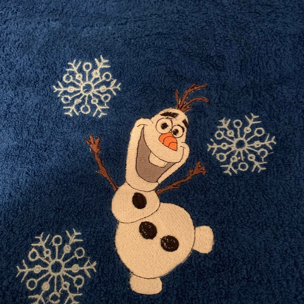 Happy Olaf Embroidery Design, 4 Sizes Embroidery Designs, Olaf ...