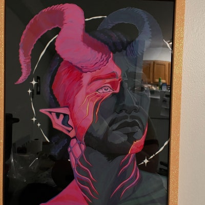 Halsin: the Emerald Archdruid Baldurs Gate 3 Portrait Fan Art Wall ...