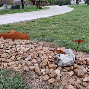 Yard Art Fish Set Metal Fish Art Garden Decorations | Etsy