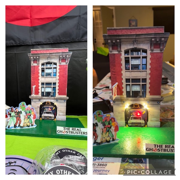 G Scale DANTES INFERNO BEETLEJUICE Halloween Building Flat/front Leds ...