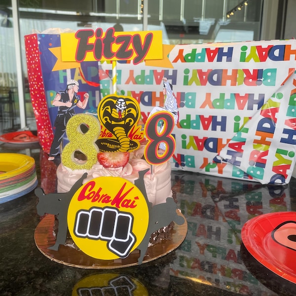 Ninja Kai Theme Cake Topper - Cobra Party Decor - Etsy