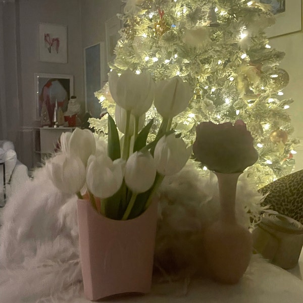 SAMPLE SALE! Fleurs Des Frites - PASTEL - Wall & Table Vase - Etsy