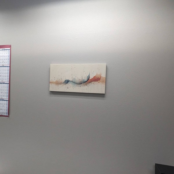 Canvas Wall Art | Calculus in Color | Abstract Math Art Home Decor ...