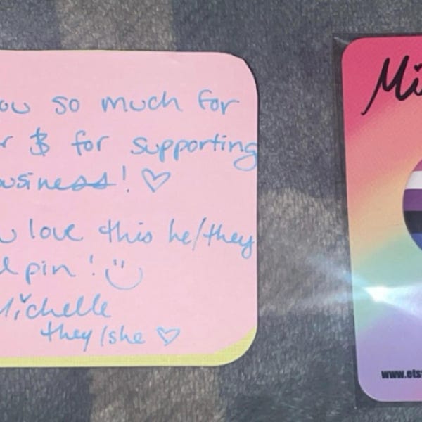 Genderqueer Pride Pin | Are You a Boy or a Girl? Sometimes. | 1.25 ...