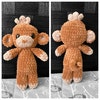 Matty Monkey Crochet Low Sew Plushie Stuffed Animal Pattern ONLY - Etsy
