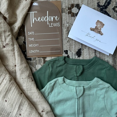 Golf Monthly Milestone Discs Wooden Monthly Milestone Markers Baby ...