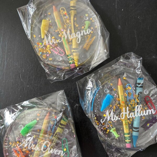 Teacher Shadow Box, Teacher Gifts, Teacher Appreciation Gifts, Pencil ...