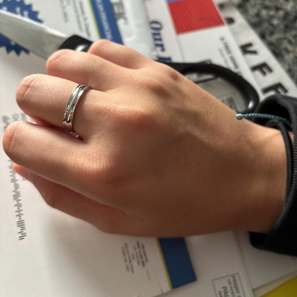 Gold Band, Simple Ring, Minimalist Ring Dainty Ring Plain Ring Simple ...