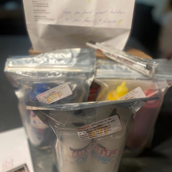 Dynamite DTF Ink for DTF Printers,epson Printer, (5)- 250ml Bottles ...