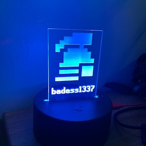 Runescape OSRS Ironman LED Desk Light - Etsy