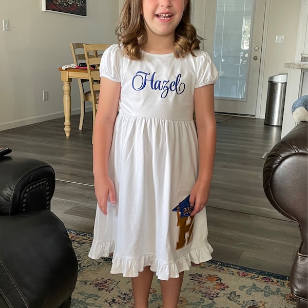 Kindergarten Graduation Dress, Girls Graduation Dress, Toddler Girls ...