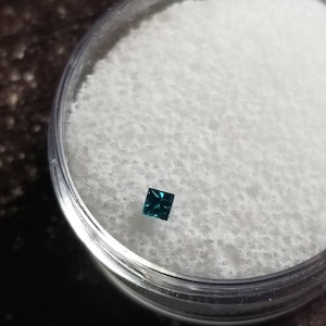Blue Princess Diamond Loose Faceted Cut 2mm - Etsy