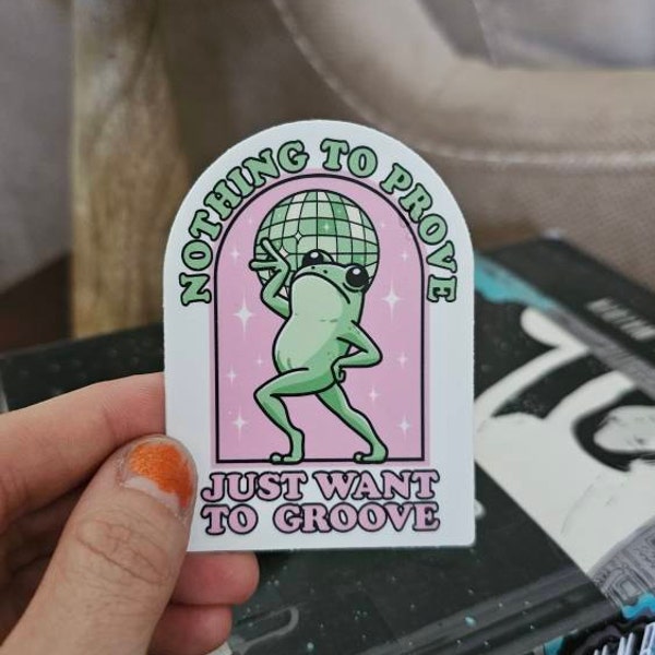 Nothing to Prove Sticker, Trendy Water Bottle Decal, Funny Mental ...