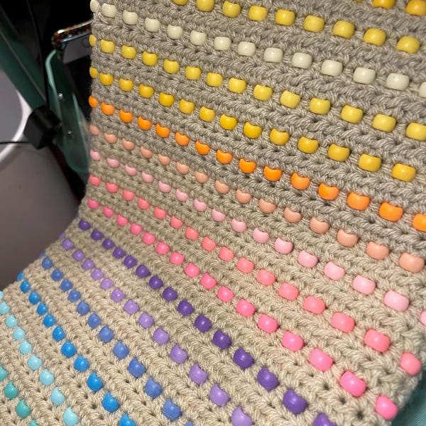Crochet Pattern / Crochet Weighted Blanket / DIY Bead Blanket / Easy ...